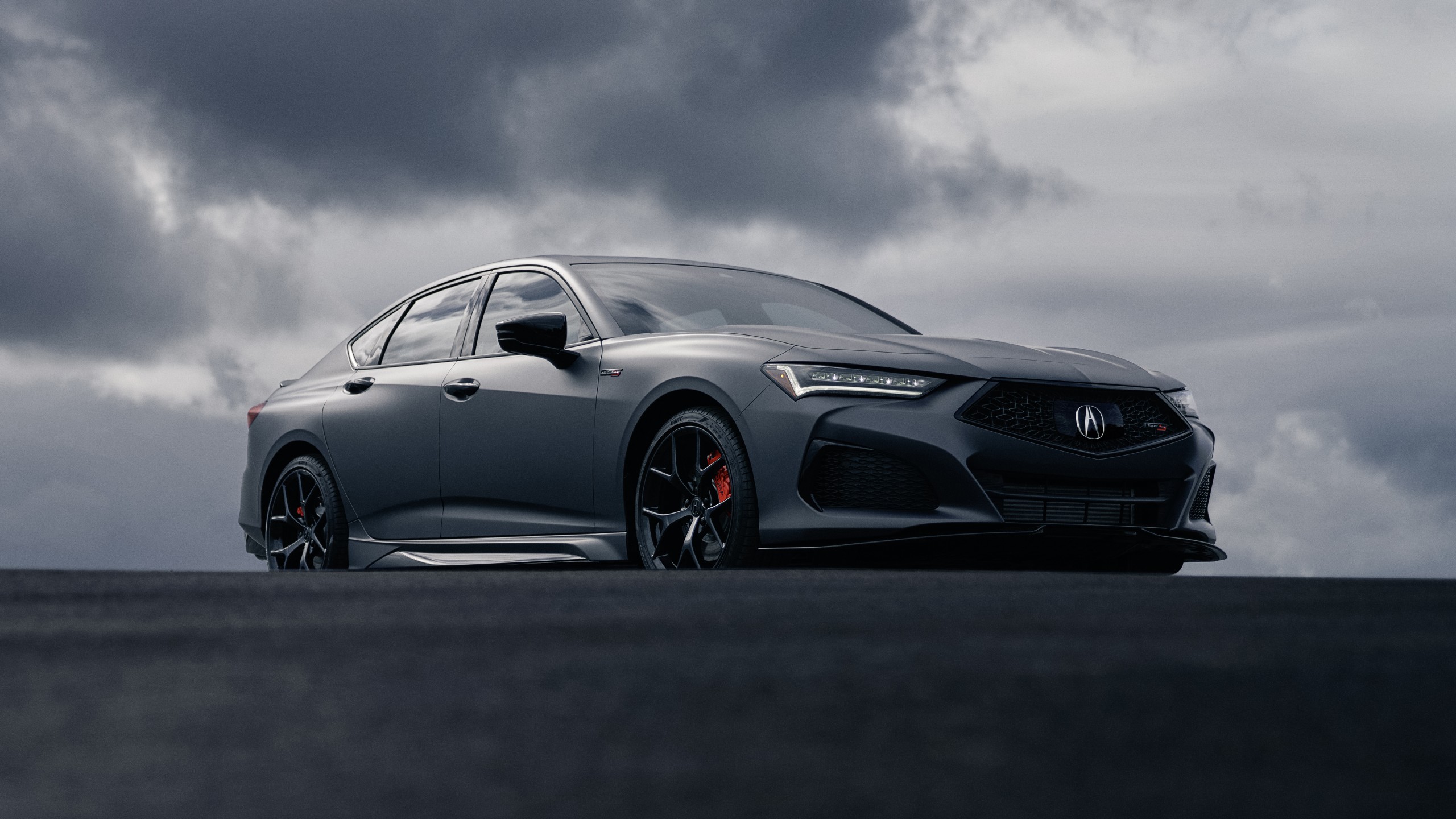 Acura TLX Type S PMC Edition In Gotham Gray 2023 5K Wallpaper HD Car
