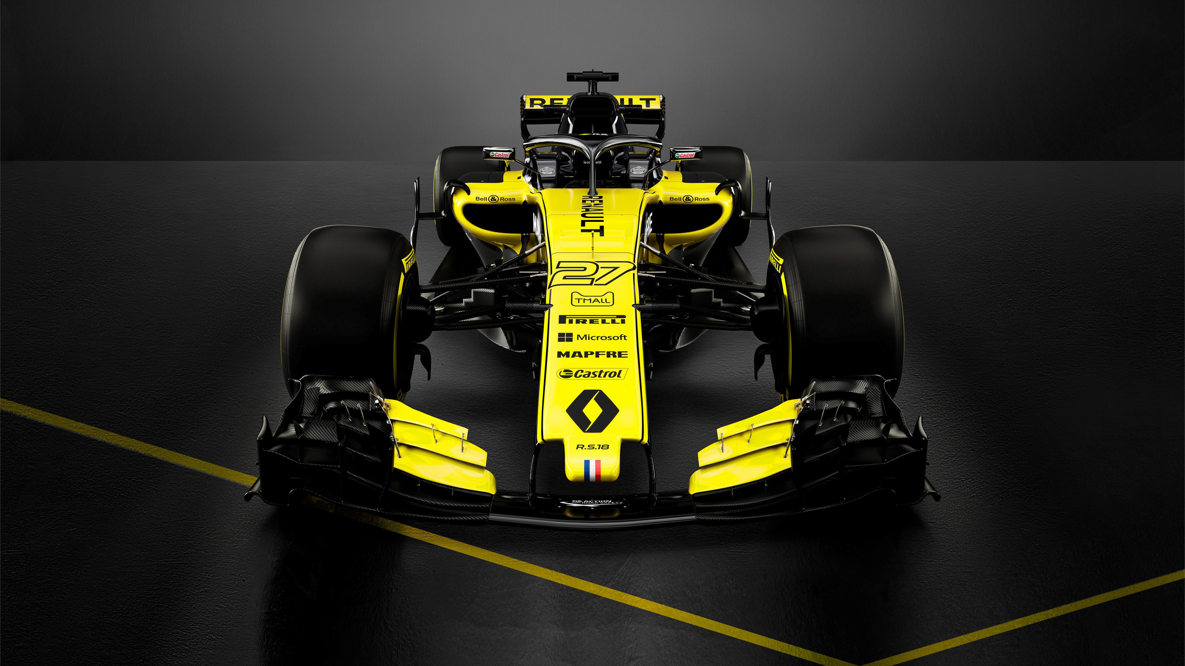 2018 Renault RS18 F1 Formula 1 Car 4K Wallpaper HD Car Wallpapers